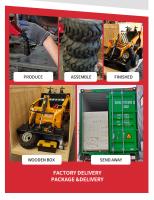 China Powerful 500KG Mini Skid Steer Loader with Track 15.7 kW and 17.1KW Maximum Power for sale