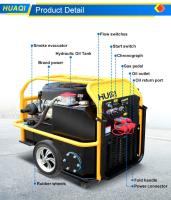 China 35HP Hand Push Type Gasoline Diesel Hydraulic Power Pack with 180 Hydraulic Pressure for sale