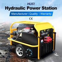 China 35HP Hand Push Type Gasoline Diesel Hydraulic Power Pack with 180 Hydraulic Pressure for sale