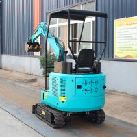 China 1100mm Track Gauge Mini Excavator 1.7 Ton for Smooth Digging and Eaton Hydraulic Valve for sale