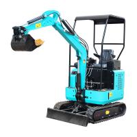 China Small Crawler Excavator 1.8 Ton Digging Hydraulic Digger with 1300mm Track Length for sale