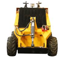 China Small Agriculture Machinery Mini Digger Wheel Type Mini Skid Steer with Stratton Engine for sale