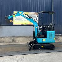 China 1.2ton 1.7 ton Mini Excavator Digging Hydraulic Small Micro Digger Machine at Prices for sale