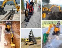 China Standard Rated Speed Mini Digger Compact Crawler Excavator with Free Shipping for sale