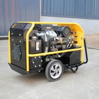 China Portable Diesel Driven Hydraulic Power Pack with SCREW PUMP and 18L Tank Capacity for sale