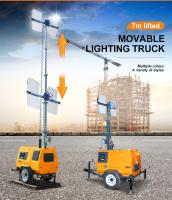 China Diesel Light Tower Multifunction Outdoor Tower Light with 3500K Color Temperature for sale