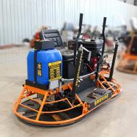 China 24hp Gasoline Engine Driving Concrete Trowel Machine Ride On Trowel Blade mm 350*150 for sale