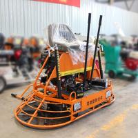 China 24hp Gasoline Engine Driving Concrete Trowel Machine Ride On Trowel Blade mm 350*150 for sale