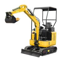 China 1.8 ton Mini Small Crawler Excavator with 1100mm Track Gauge at Mini Excavator Prices for sale