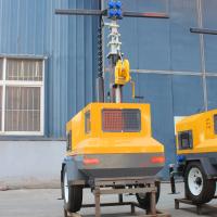 China 40000 Hours Working Time 7M Industrial Mobile Light Tower for Construction Lighting for sale