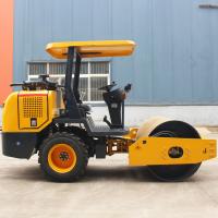 China 3.5 Ton Vibratory Road Roller with 74 L Vibration Frequency and 2-8km/h Travel Speed for sale