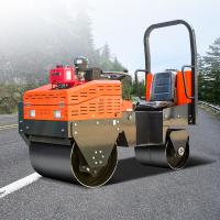 China High Power 8HP 1Ton Ride-on Mini Vibratory Roller for Small Size Road Construction for sale