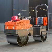 China High Power 8HP 1Ton Ride-on Mini Vibratory Roller for Small Size Road Construction for sale