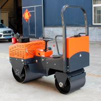China High Power 8HP 1Ton Ride-on Mini Vibratory Roller for Small Size Road Construction for sale