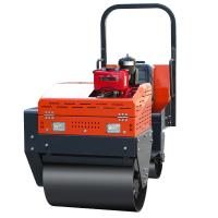 China High Power 8HP 1Ton Ride-on Mini Vibratory Roller for Small Size Road Construction for sale