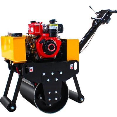 China Electric Start 0.3 Ton Walk Behind Single Drum Roller HQ-YL600C for Vibratory Road Repair for sale
