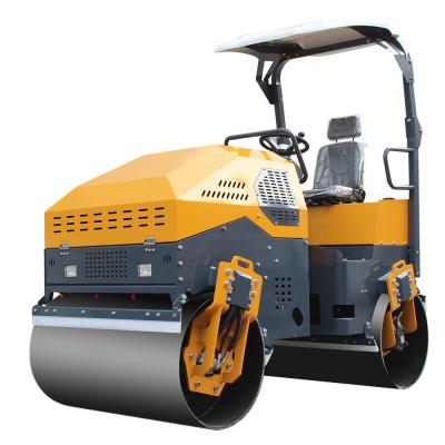 China Full Hydraulic Transmission HQ-YL1200 3 Ton Vibratory Roller Compaction Road Roller for sale