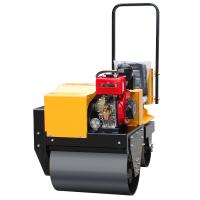 China 700mm Compaction Width Mini Hydraulic Diesel Road Roller for Parking Lot Compaction for sale