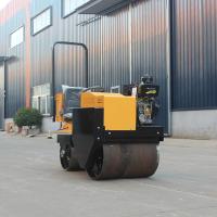 China 700mm Compaction Width Mini Hydraulic Diesel Road Roller for Parking Lot Compaction for sale