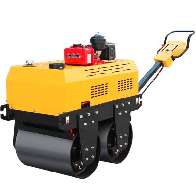 China 0.5 Ton Walk Behind Double Drum Vibratory Roller Road Roller with Unique Selling Point for sale