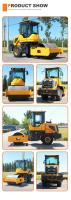 China HQ-YL4000 4 Ton Asphalt Road Roller Compactor Machine with 80KN Hydraulic Vibration for sale