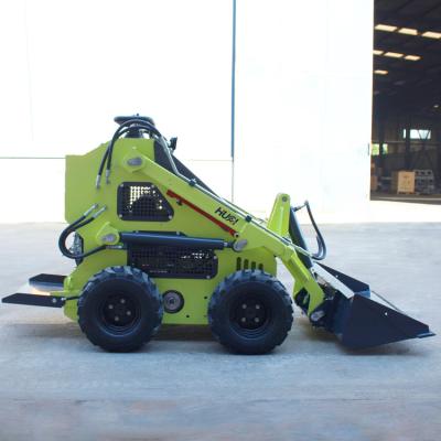 China EPA Approved Mini Skid Steer Loader in HQ Hydraulic Cylinder 1950*1100*1300 Dimensions for sale