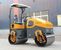China 16L Fuel Tank Capacity HQ-YL1200 3 Ton Vibratory Roller Compactor with Kubota Engine for sale
