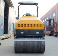 China Full Hydraulic Asphalt Steel Roller Tandem Drum Vibratory Road Roller from HQ-YL1200 for sale
