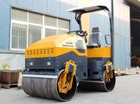 China Full Hydraulic Asphalt Steel Roller Tandem Drum Vibratory Road Roller from HQ-YL1200 for sale