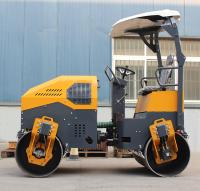 China Full Hydraulic Asphalt Steel Roller Tandem Drum Vibratory Road Roller from HQ-YL1200 for sale