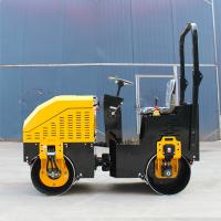 China Road Machine 2000kg 3000kg 2ton 3ton Mechanical Articulated Road Roller With Double Drum for sale