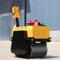 China 500kg Mini Asphalt Vibratory Road Roller Compactor Machine for Walk Behind Double Drum for sale