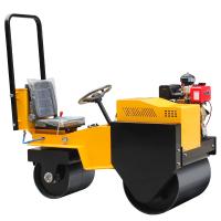 China Vibratory Roller 0.6 Ton Mini Double Drum Ride-On Road Roller with CF178/R180 Engine for sale