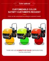 China 35KN Exciting Force 540mm Drum Diameter Mini Road Roller with Manual Hydraulic Compactor for sale