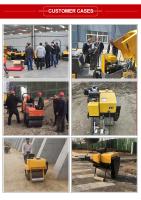 China 35KN Exciting Force 540mm Drum Diameter Mini Road Roller with Manual Hydraulic Compactor for sale