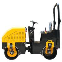 China 18.6 kW Gasoline Hydraulic Vibrating Tandem Asphalt Compactor Road Roller for 1-5 Ton for sale