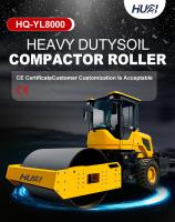 China 8 Ton Vibratory Road Roller Steel Earth Compactor with Competitive 1 for sale