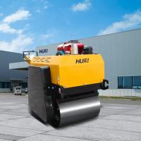 China Walk Behind Double Drum Vibration Compactor with HUAQI Hydraulic Pump and HONDA Engine for sale
