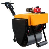 China High Walk Behind Single Drum Vibratory Roller With Steel Wheel Size And Free Shipping for sale