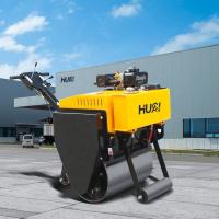 China High Walk Behind Single Drum Vibratory Roller With Steel Wheel Size And Free Shipping for sale