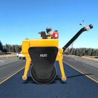 China 330kg Walk Behind Single Drum Vibratory Roller For Farms Directly Supplies for sale