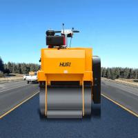 China 330kg Walk Behind Single Drum Vibratory Roller For Farms Directly Supplies for sale