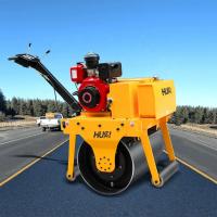 China 330kg Walk Behind Single Drum Vibratory Roller For Farms Directly Supplies for sale