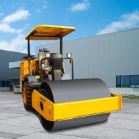 China High Vibration Double Drum Road Roller Two Thousand Dollars 70Hz Vibration Frequency for sale