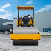 China High Vibration Double Drum Road Roller Two Thousand Dollars 70Hz Vibration Frequency for sale