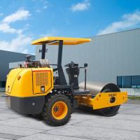 China High Vibration Double Drum Road Roller Two Thousand Dollars 70Hz Vibration Frequency for sale