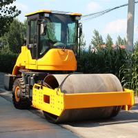 China Ride On Vibratory Single Drum 6000 Kg Asphalt Ground Road Rollers For Asphalt Laying for sale