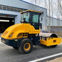 China Ride On Vibratory Single Drum 6000 Kg Asphalt Ground Road Rollers For Asphalt Laying for sale
