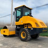 China Ride On Vibratory Single Drum 6000 Kg Asphalt Ground Road Rollers For Asphalt Laying for sale