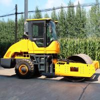 China Ride On Vibratory Single Drum 6000 Kg Asphalt Ground Road Rollers For Asphalt Laying for sale